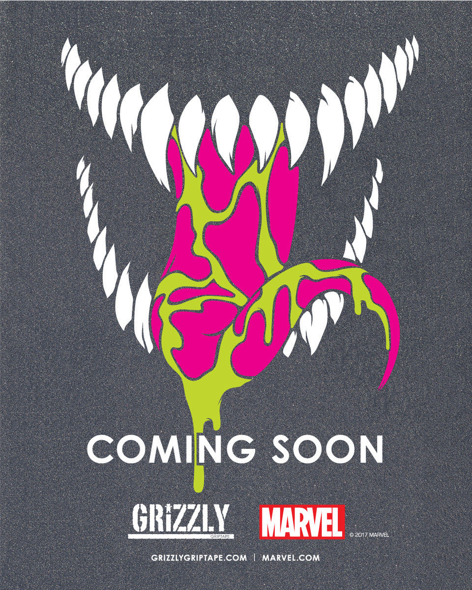 Coming Soon. Grizzly x Marvel Venom Bear – Grizzly Griptape
